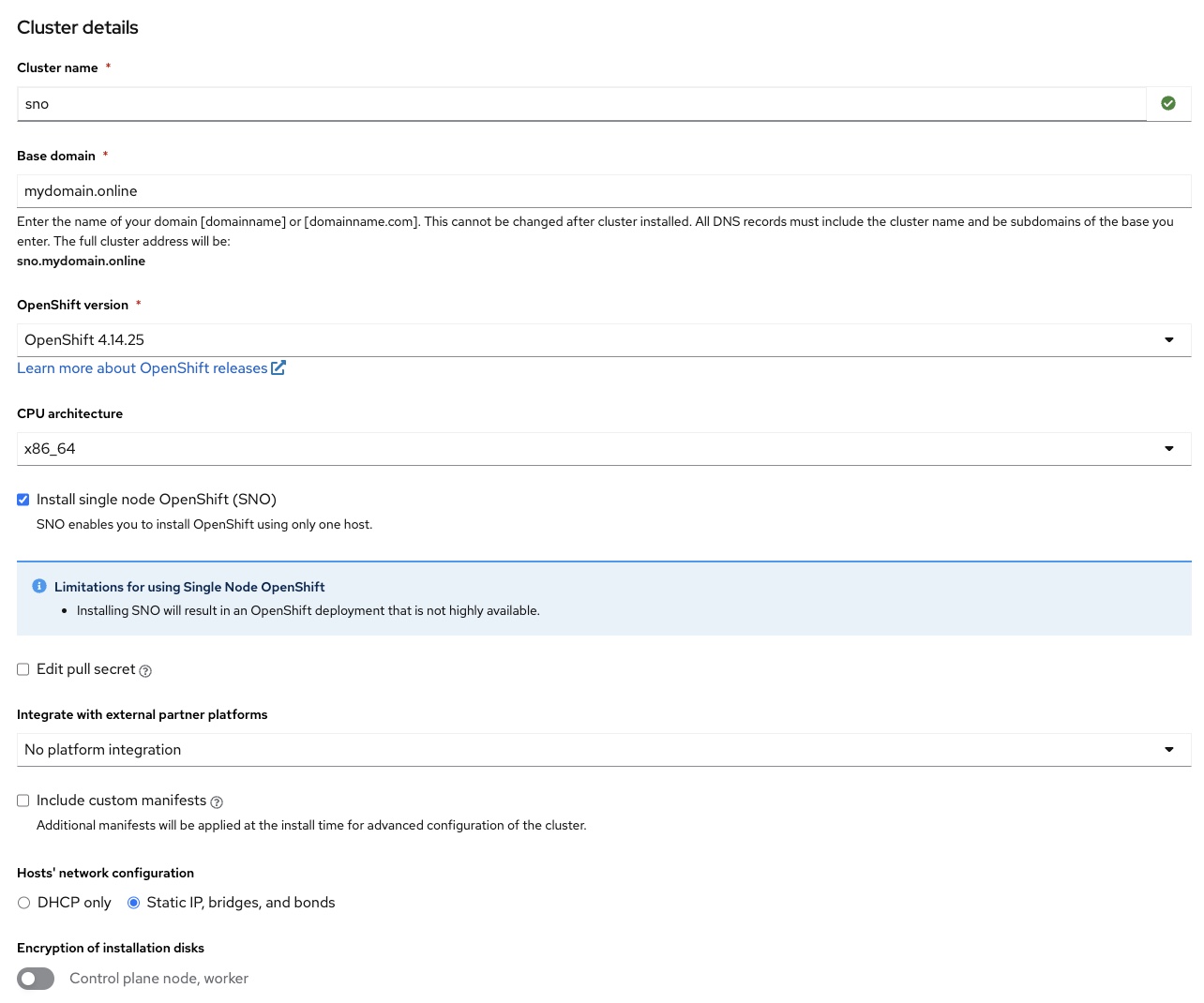 Create a single-node OpenShift cluster on IBM Cloud - IBM Developer